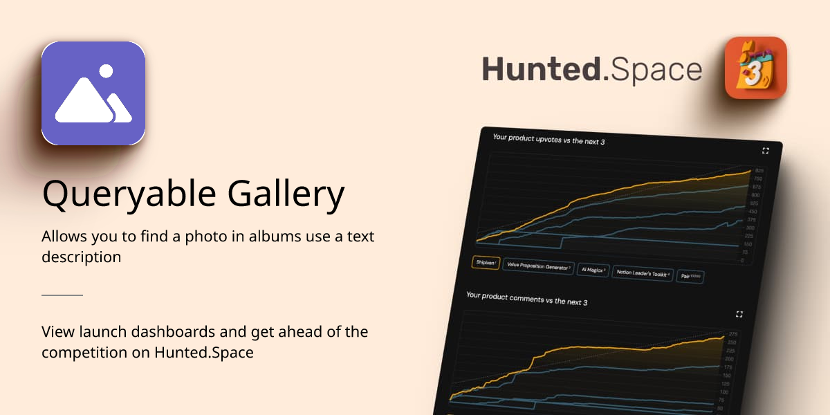 Queryable Gallery | Product Hunt launch dashboard (116 upvotes | 26 ...