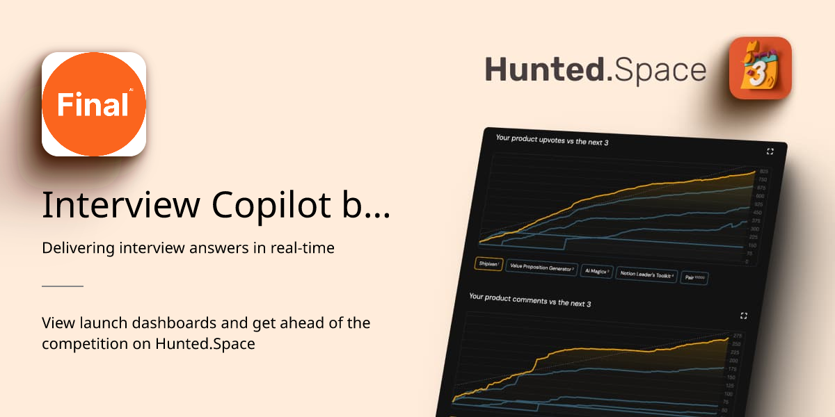 Interview Copilot by Final Round AI | Product Hunt launch dashboard ...