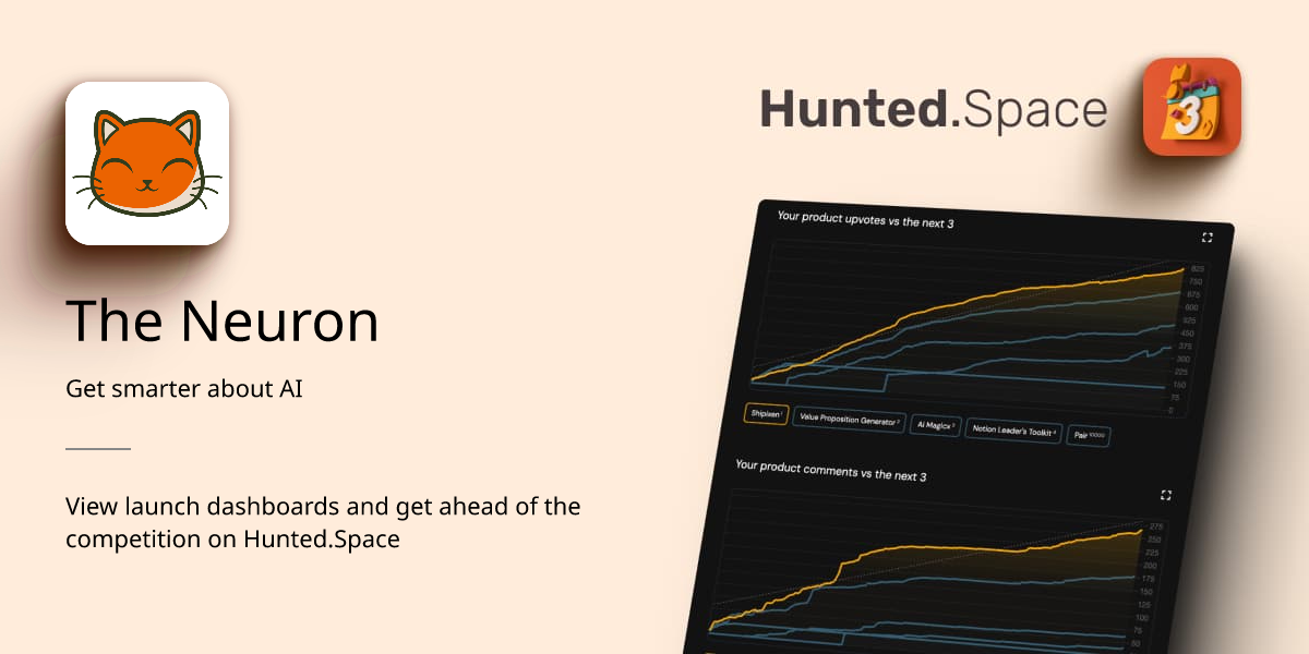 The Neuron | Product Hunt launch dashboard (286 upvotes | 30 comments)